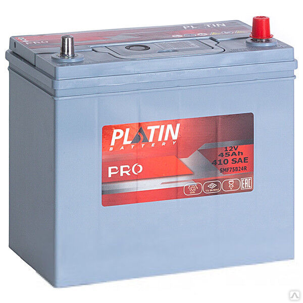 Аккумулятор автомобильный PLATIN PRO 12V 45 Ah Battery цена от компании Аккумуляторный Дом ...